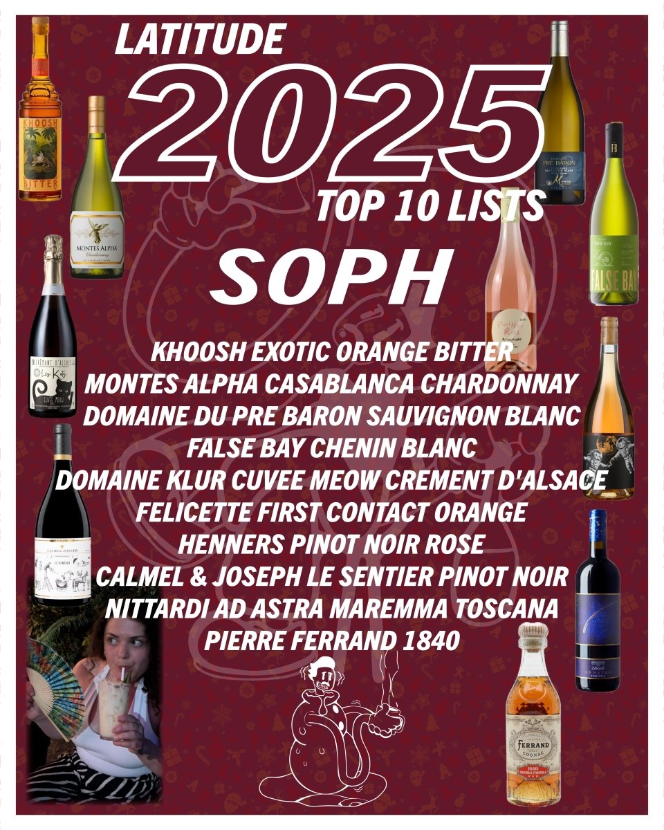 SOPHIE Top 10 2025 - Latitude Wine & Liquor Merchant – Latitude Wine ...